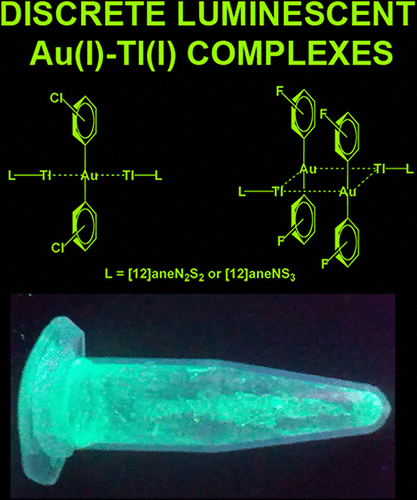 Tuning Au(I)···Tl(I) Interactions via Mixed Thia–Aza Macrocyclic Ligands: Effects on the ...