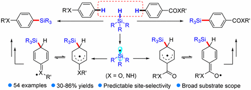 Free-Radical-Promoted Site-Selective C–H Silylation of Arenes by Using ...