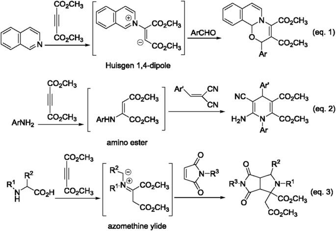 Regioselectivity and diastereoselectivity of three-component reaction of α-amino acid, dialkyl ...