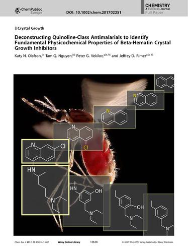 Frontispiece: Deconstructing Quinoline-Class Antimalarials to Identify ...