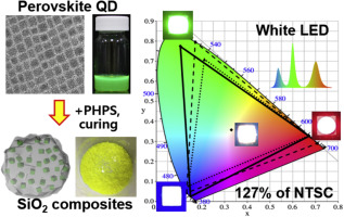 Facile synthesis of thermally stable CsPbBr3 perovskite quantum dot ...