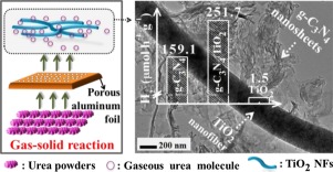 Three dimensional hierarchical heterostructures of g-C3N4 nanosheets/TiO2 nanofibers ...