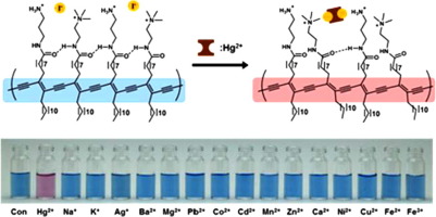 A colorimetric and fluorescent chemosensor for detection of Hg2+ using ...
