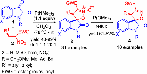 P(NMe2)3-Mediated Reductive (1 + 4) Annulation Reaction of Isatins with ...