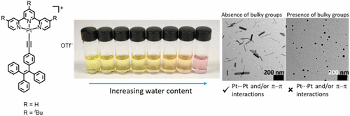 Molecular Engineering of Platinum(II) Terpyridine Complexes with Tetraphenylethylene-Modified ...