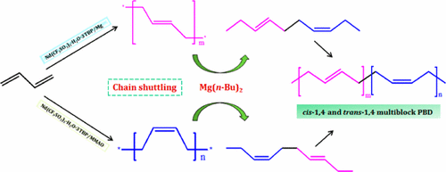 Regulation of the cis-1,4- and trans-1,4-Polybutadiene Multiblock Copolymers via Chain Shuttling ...