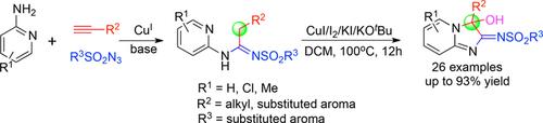 CuI/I2-Mediated Intramolecular Oxidative Cyclization Reaction of N-(2 ...