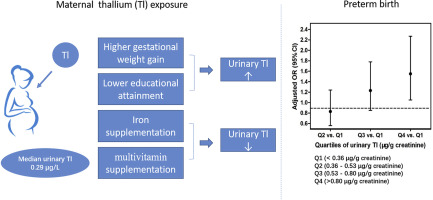 Predictors of thallium exposure and its relation with preterm birth ...