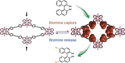 Flexible Zirconium MOFs as Bromine-Nanocontainers for Bromination ...