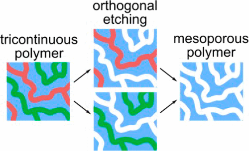 Tricontinuous Nanostructured Polymers via Polymerization-Induced ...