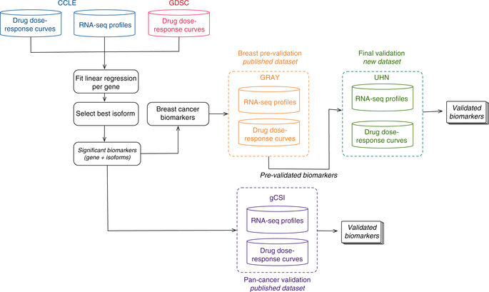 Gene isoforms as expression-based biomarkers predictive of drug response in vitro.,Nature ...