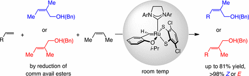 Synthesis of Z- or E-Trisubstituted Allylic Alcohols and Ethers by ...