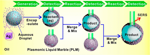 Microchemical Plant in a Liquid Droplet: Plasmonic Liquid Marble for ...