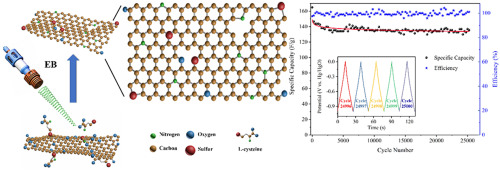 One-step radiolytic synthesis of heteroatom (N and S) co-doped graphene ...