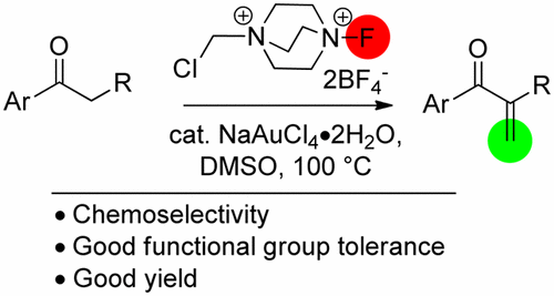 Chemoselective α-Methylenation of Aromatic Ketones Using the NaAuCl4 ...