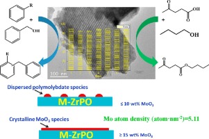 MoO3 supported on ordered mesoporous zirconium oxophosphate: An ...