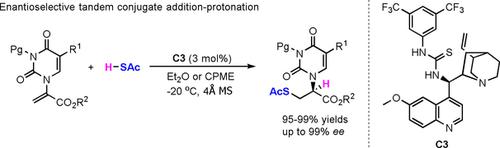 Synthesis of Chiral Acyclic Pyrimidine Nucleosides with a Sulfur-Containing Side Chain via ...