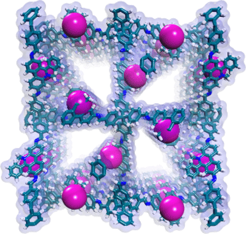 Three-Dimensional Ionic Covalent Organic Frameworks for Rapid ...