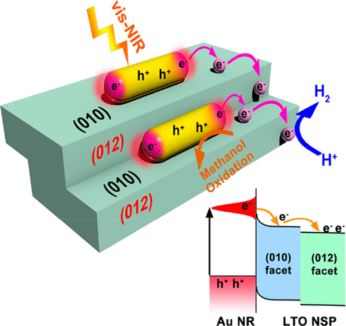 Au Nanorod Photosensitized La2Ti2O7 Nanosteps: Successive Surface ...