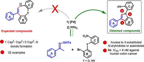 Csp2–Csp2 and Csp2–N Bond Formation in a One-Pot Reaction between N ...
