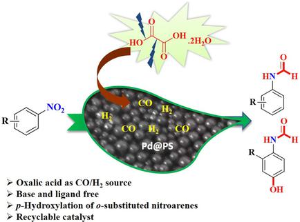 Supported Palladium Nanoparticles Catalyzed Reductive Carbonylation of ...