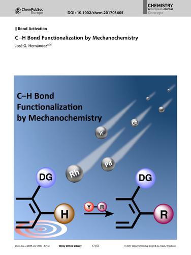 代表作：通过机械化学对CH键进行官能化,Chemistry - A European Journal - X-MOL