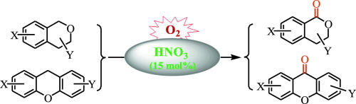 Nitric acid-catalyzed aerobic oxidation of benzylic sp3 CH bonds of ...
