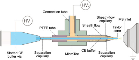 A robust and extendable sheath flow interface with minimal dead volume ...