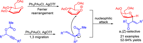 Diastereoselective Synthesis of C-Vinyl Glycosides via Gold(I ...