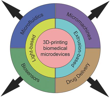 3D‐Printing of Functional Biomedical Microdevices via Light‐ and ...