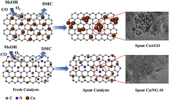 Nitrogen-doped graphene supported copper catalysts for methanol oxidative carbonylation ...
