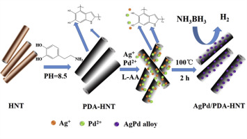 Polydopamine-coated halloysite nanotubes supported AgPd nanoalloy: An ...