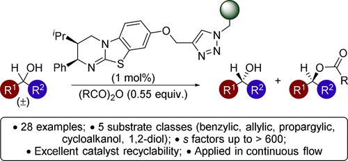 Acylative Kinetic Resolution of Alcohols Using a Recyclable Polymer ...
