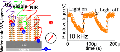 Growth of Wafer-Scale Standing Layers of WS2 for Self-Biased High-Speed ...