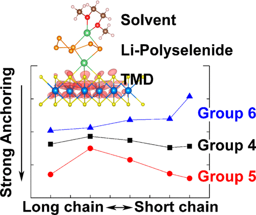 Polyselenide Anchoring Using Transition-Metal Disulfides for Enhanced ...