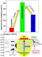 Synergistically enhanced photocatalytic hydrogen evolution performance ...