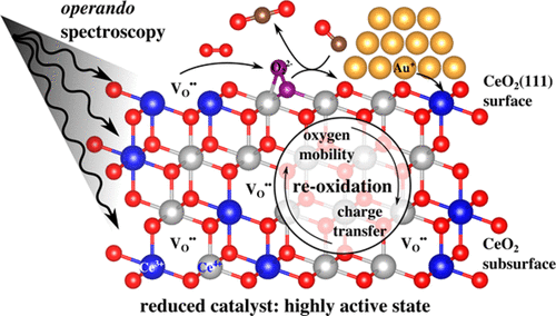 Real-Time Observation of the Defect Dynamics in Working Au/CeO2 ...