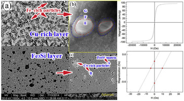 Formation and properties of a self-assembled Cu-Fe-Ni-Cr-Si immiscible ...