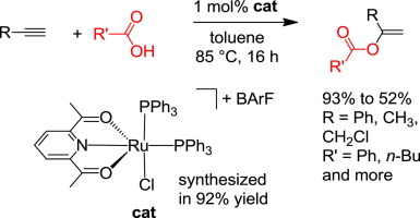 Cationic ruthenium complex of the formula [RuCl(2,6-diacetylpyridine ...