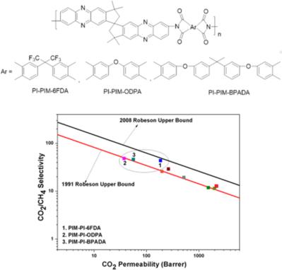 Intrinsically microporous polyimides containing spirobisindane and ...