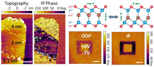 Intercorrelated In-Plane and Out-of-Plane Ferroelectricity in Ultrathin ...