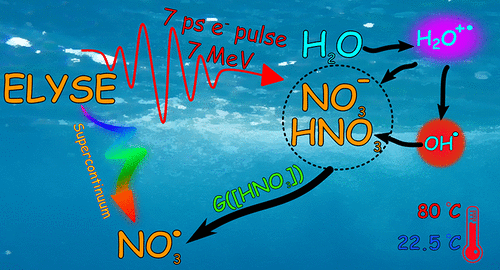 使用皮秒脉冲辐射分解法对22和80°C下HNO 3 溶液中NO 3 • 自由基形成的三叉机制 ,The Journal of Physical ...