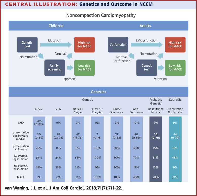 Genetics, Clinical Features, and Long-Term Outcome of Noncompaction ...