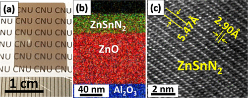 Epitaxial Growth of Bandgap Tunable ZnSnN2 Films on (0001) Al2O3 ...