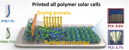Energy-effectively printed all-polymer solar cells exceeding 8.61% ...