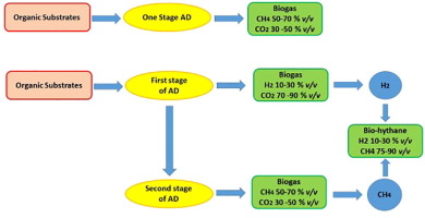 Recent developments in biohythane production from household food wastes ...