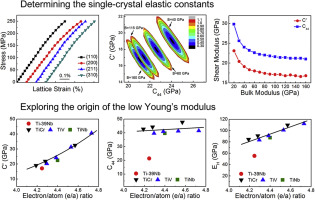 Design of low modulus β-type titanium alloys by tuning shear modulus C ...