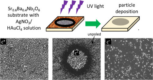 Photoinduced Metallic Particle Growth on Single-Crystal Relaxor ...