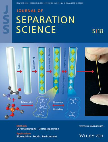 封面：分子印迹聚合物纤维顶空固相微萃取超灵敏测定环境水中的高极性磷酸三甲酯,Journal of Separation Science - X-MOL