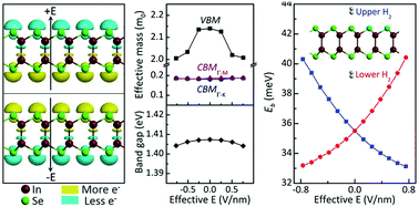 Electric field analyses on monolayer semiconductors: the example of ...